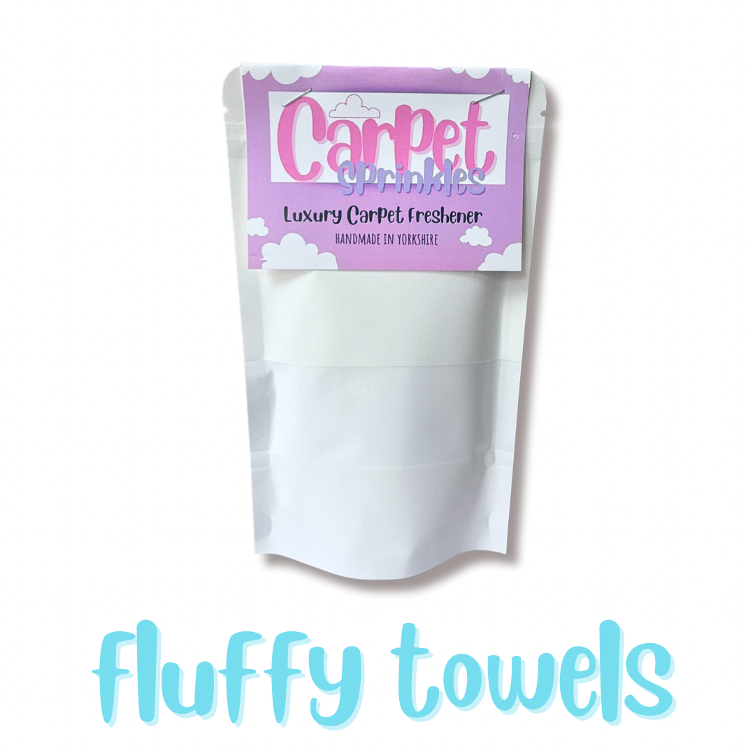 Fluffed Towels carpet fresh / carpet sprinkles / carpet powder – Carpet ...